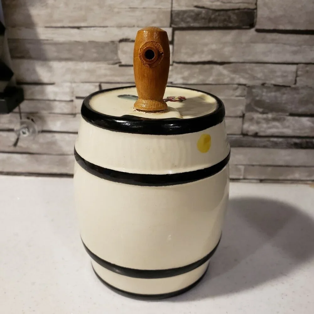 Enorm | Accents | Vintage Enorm W Germany Mini Liquor Wine Barrel Keg ...
